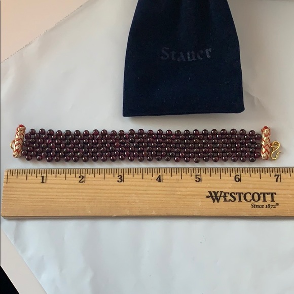 Stauer | Jewelry | Stauer Garnet Set Necklace Earrings Bracelet | Poshmark